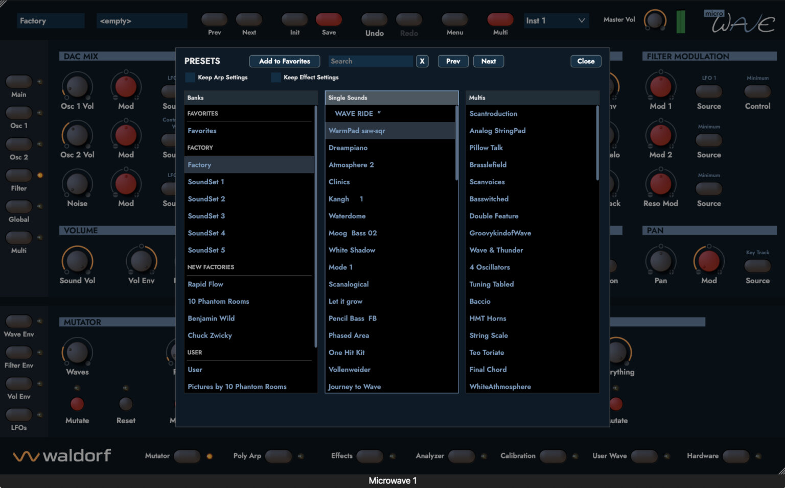 Microwave 1 Plugin – Waldorf Music